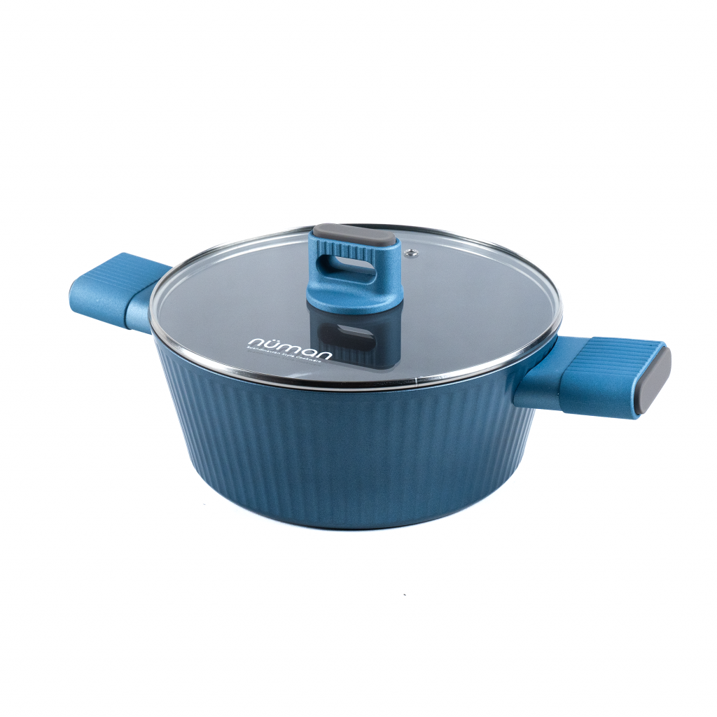 24cm Casserole Pan With Lid - Numanlife